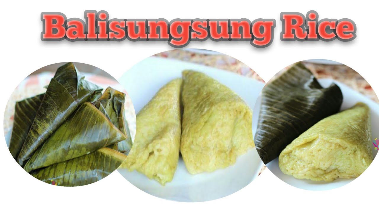 How to make balisungsong rice - YouTube