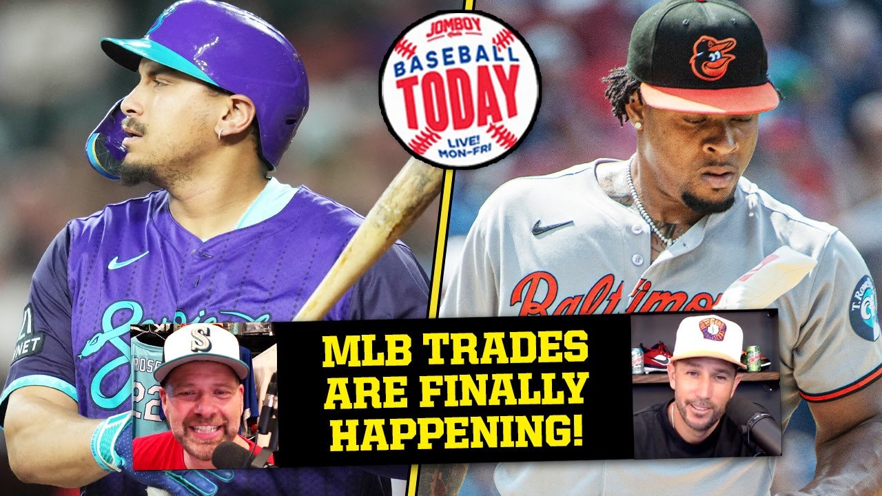 The MLB trade deadline is finally off and running! | Baseball Today ...