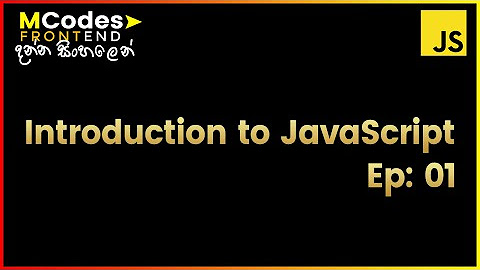 Javascript Beginner tutorials Sinhala - YouTube