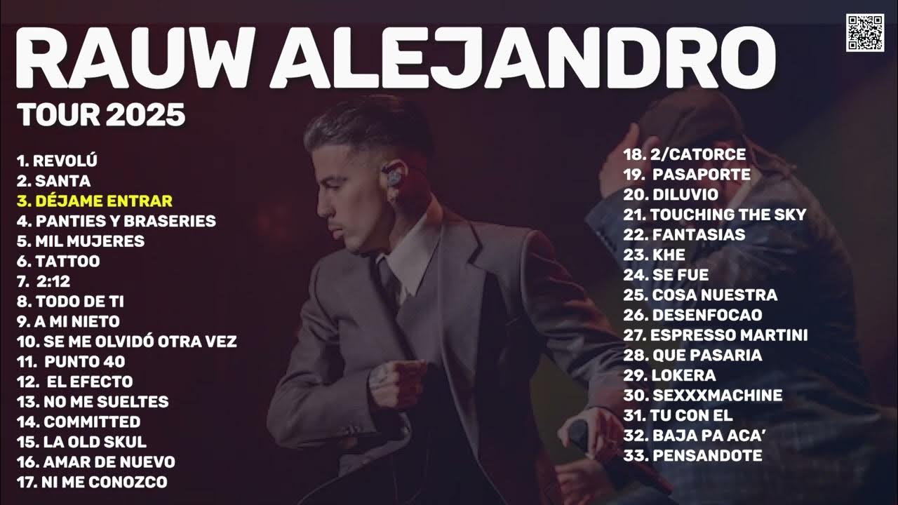 Rauw Alejandro Cosa Nuestra Tour 2025 Setlist | Gira 2025 | Conciertos 2025 - YouTube Music