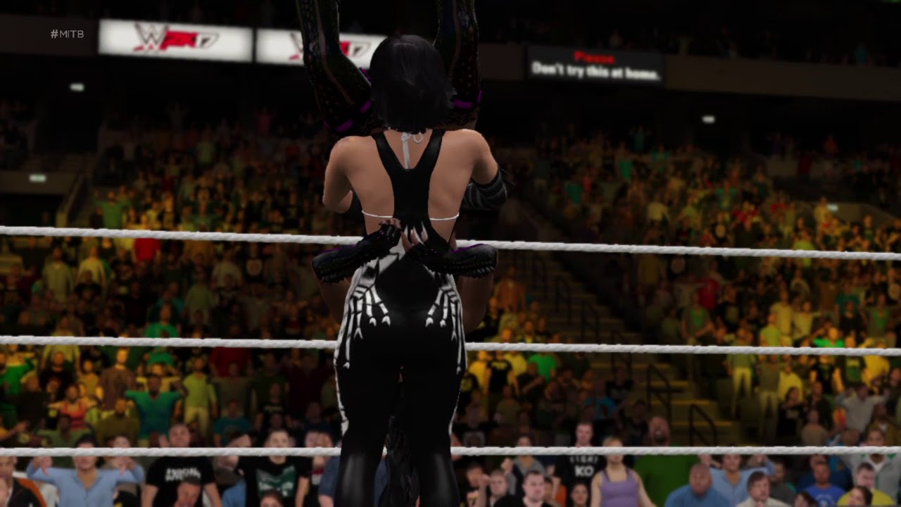 WWE 2K17_caw wrestlimg campeonato femenino Scorpion vs Lisa Raven - YouTube