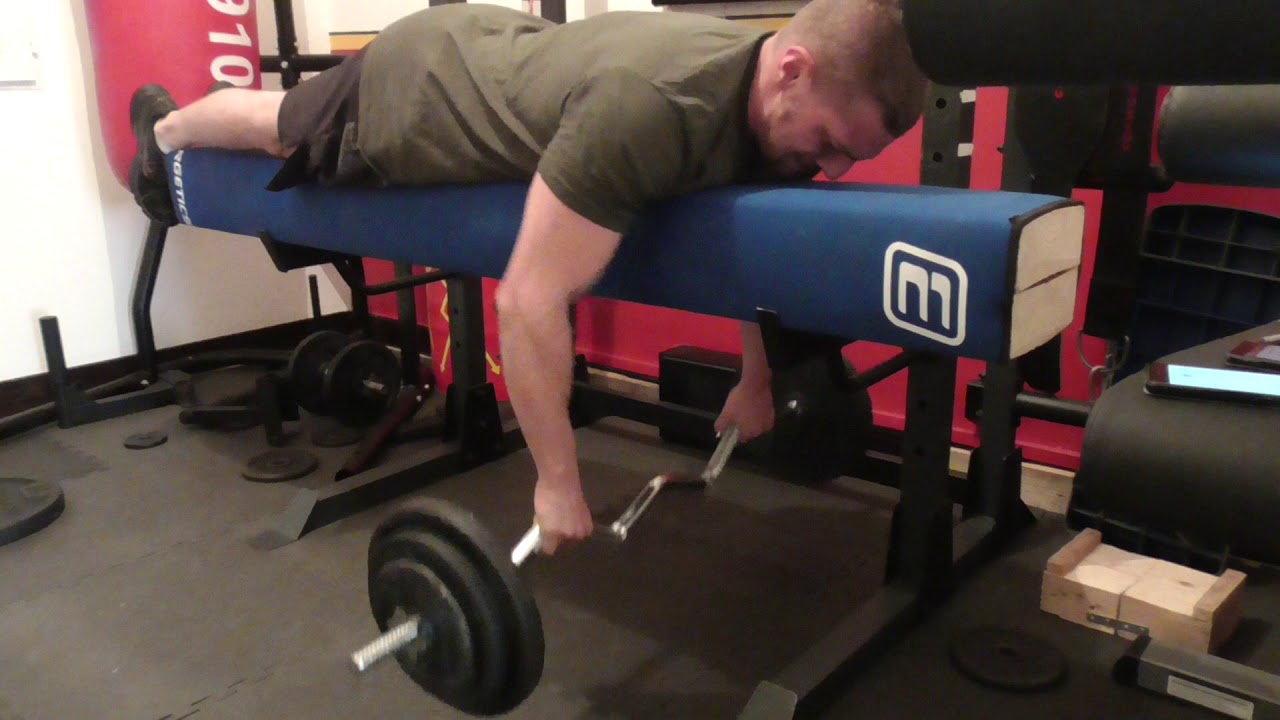 1erTEST 3x15 rep 40kg Rowing Planche DOS - YouTube