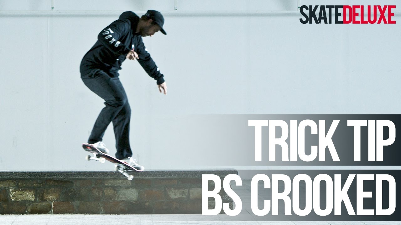 How to Backside Crooked Grind aka BS K-Grind | Skateboard Trick Tip ...