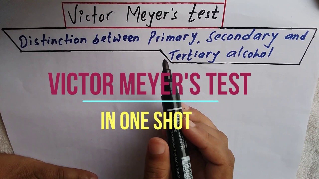 #Victor Meyer's Test Simple trick (In one shot) - YouTube