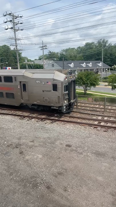 NJ Transit Train 7029 through Little Silver - YouTube