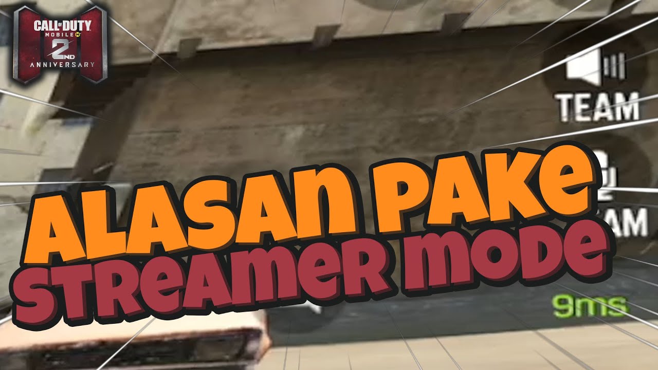 ALASAN ORANG PAKE STREAMER MODE!! CODM INDONESIA - YouTube
