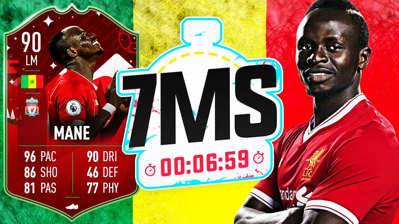 THE BEST HYBRID I'VE EVER BUILT!?! SADIO MANE 7 MINUTE SQUAD BUILDER ...