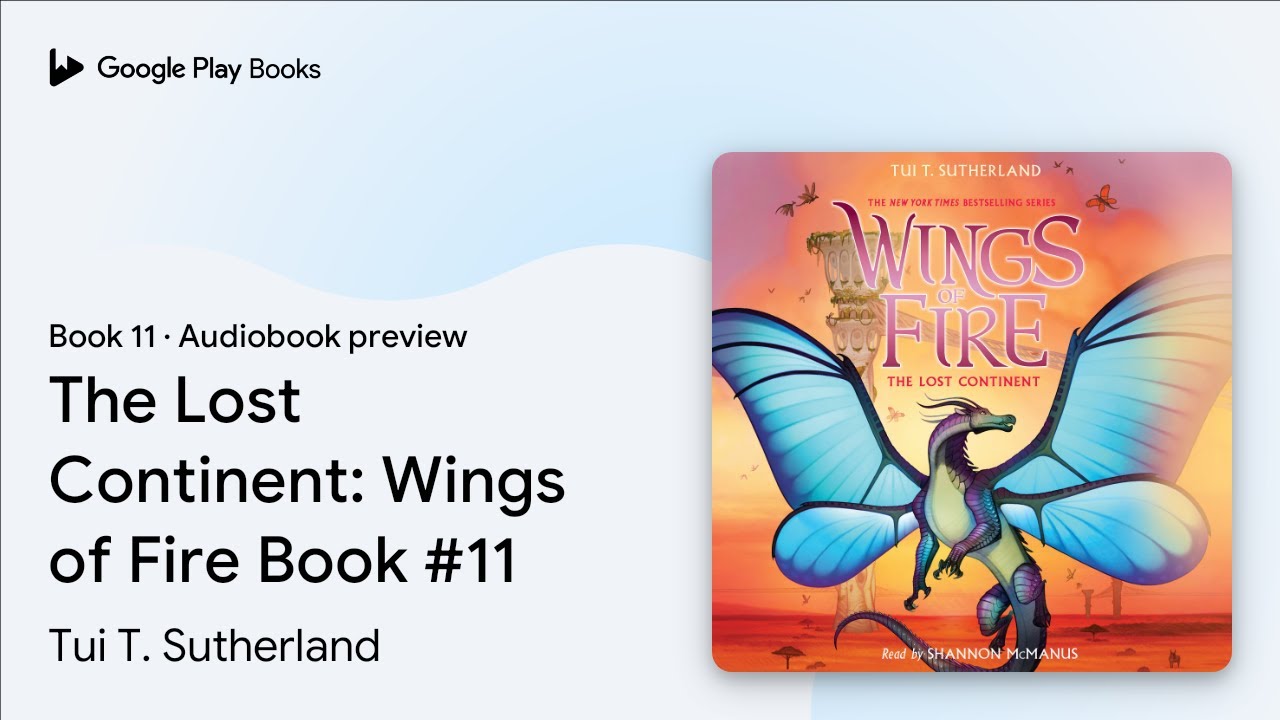 The Lost Continent (Wings of Fire #11) Book 11 by Tui T. Sutherland ...