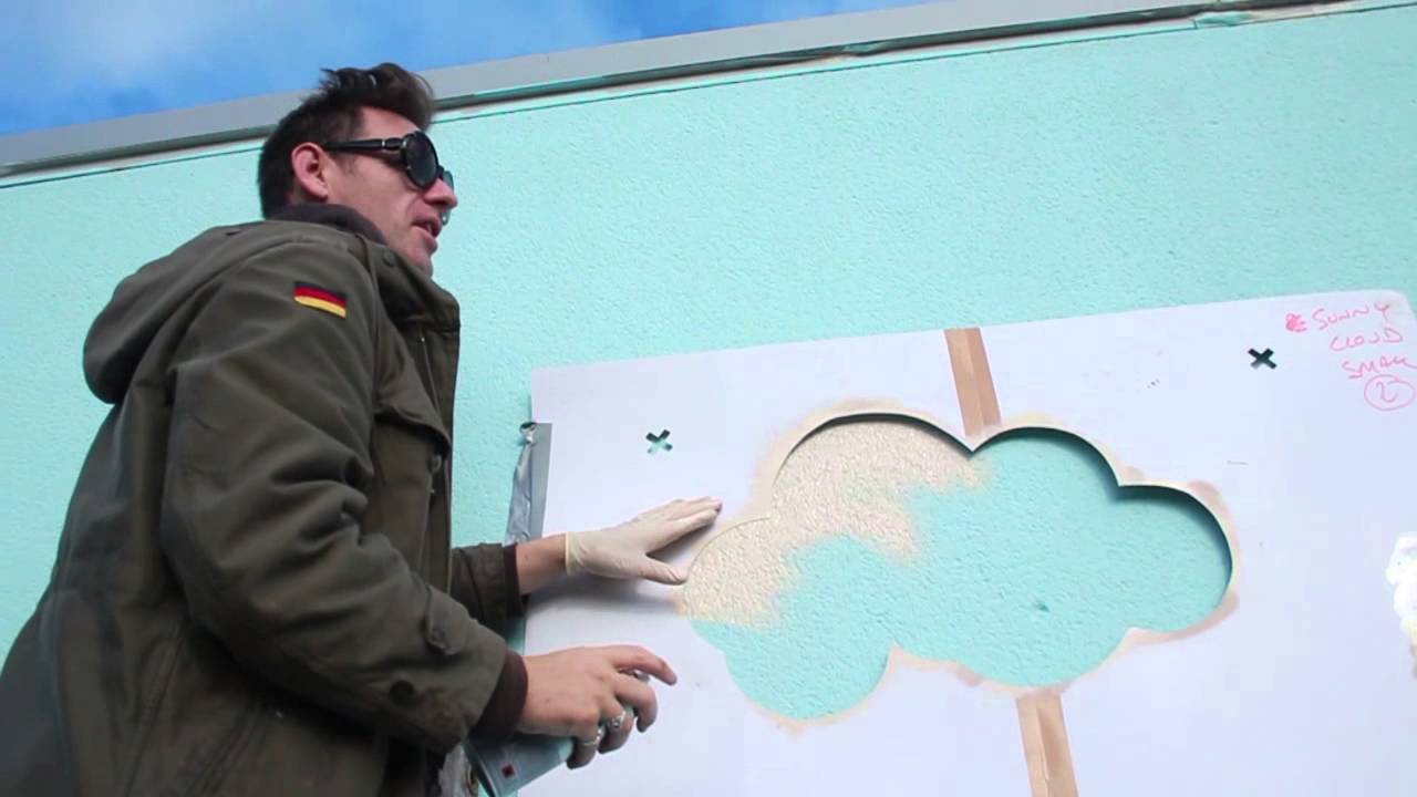 First Fortnight Arts Festival 2015 with Stencil Artist ADW - YouTube