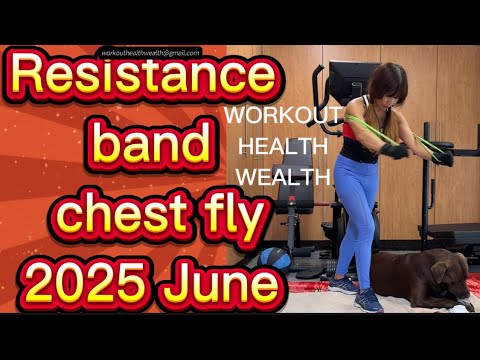 How to…Resistance Band Chest Fly, step-by-step, 2025 June - YouTube
