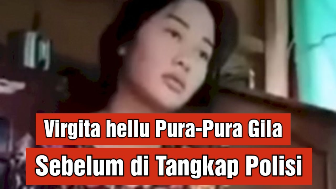 Sang istri pura2 gila saat di tangkap - YouTube