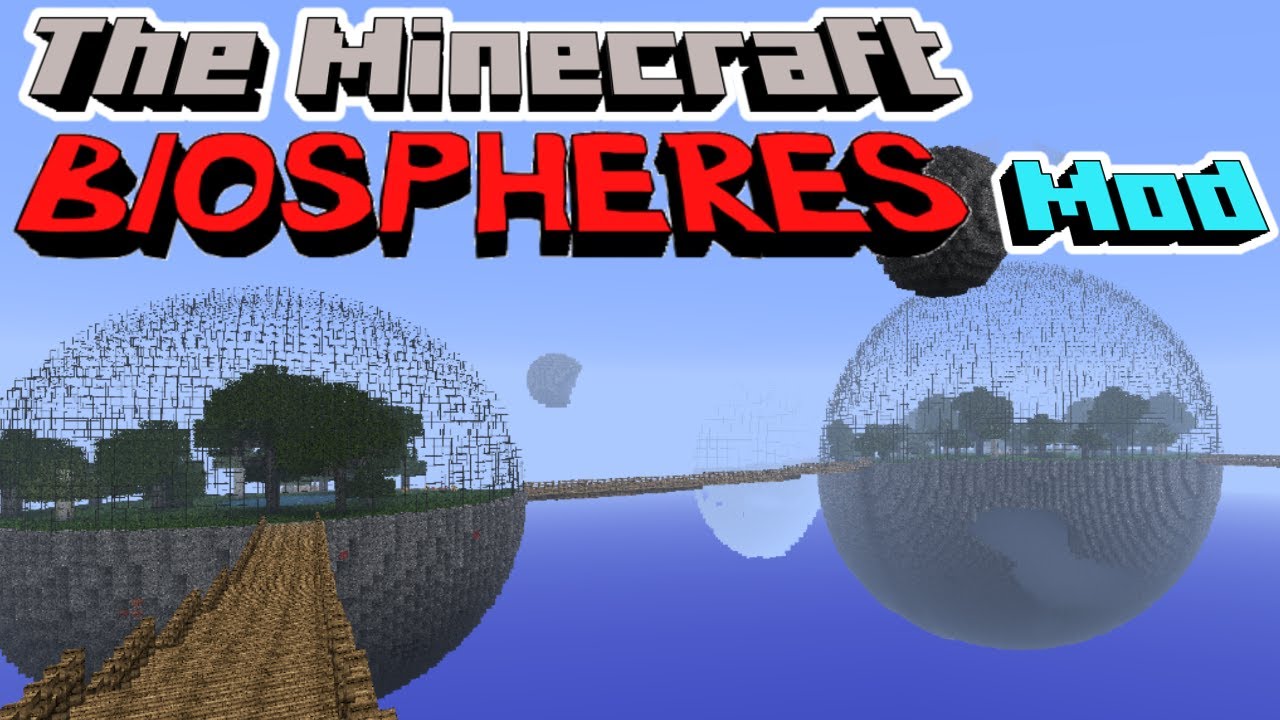 The Minecraft BIOSPHERES Mod is the best! - YouTube
