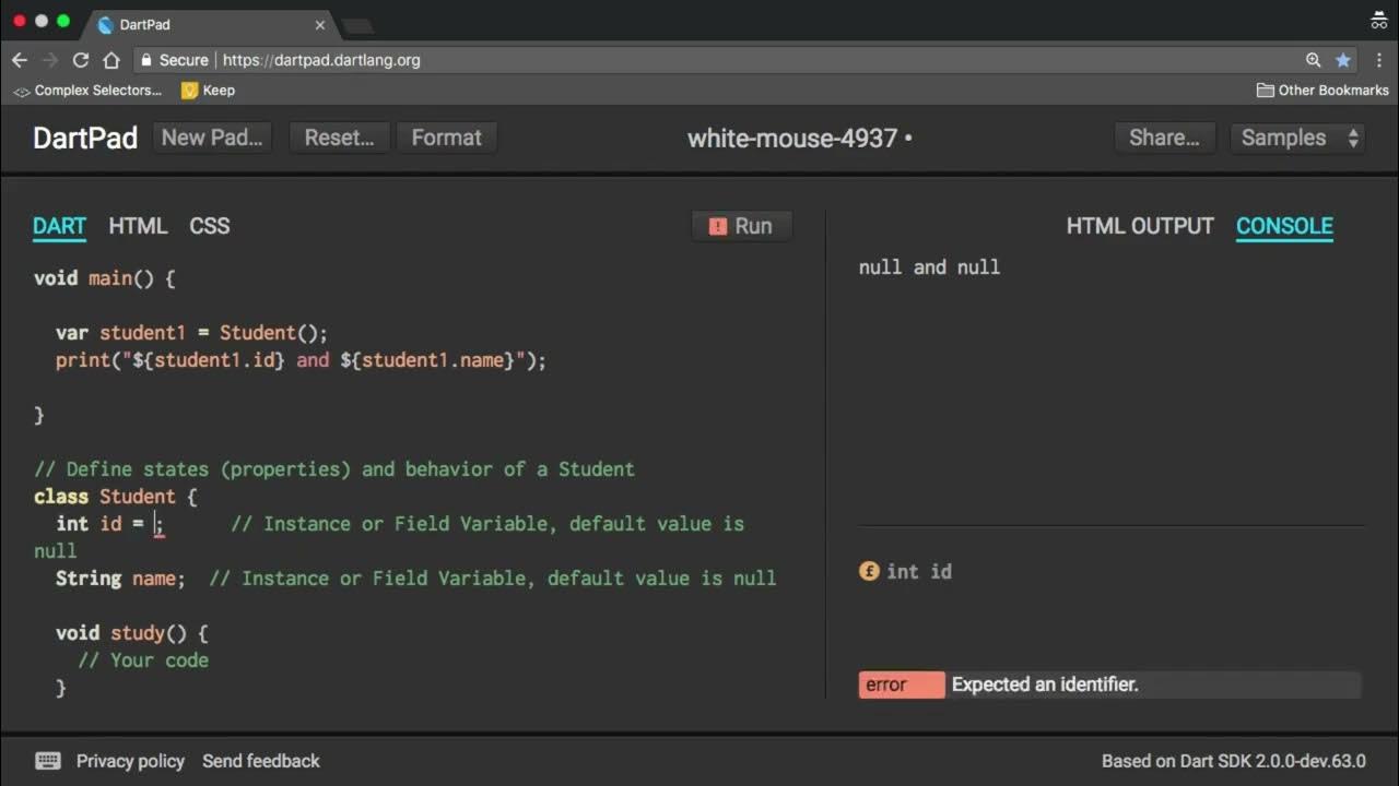 Flutter Development | Session 26 | Dart Tutorial from scratch | Globe IT Institute | Bangalore # ...