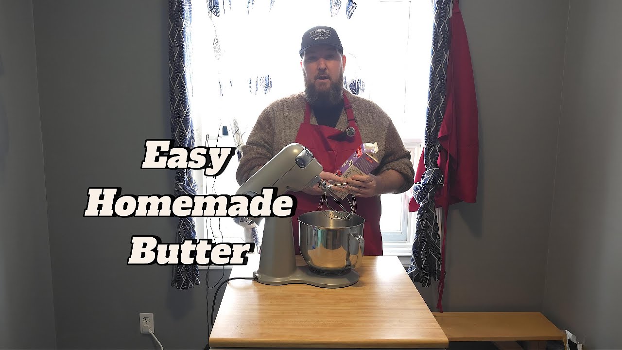 From 35% Cream to Butter & Buttermilk – Mixer Magic! - YouTube