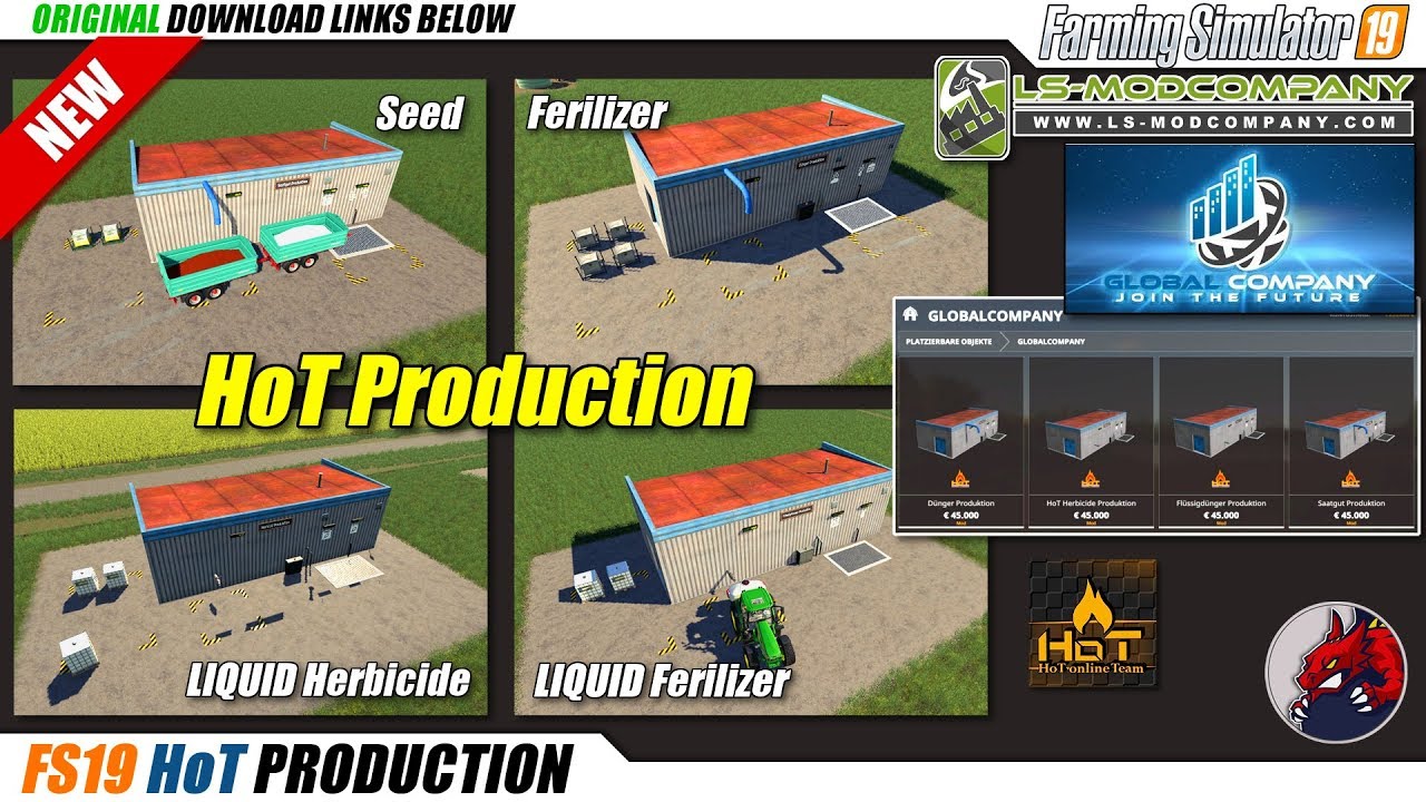 FS19 | HOT PRODUCTION - review - YouTube