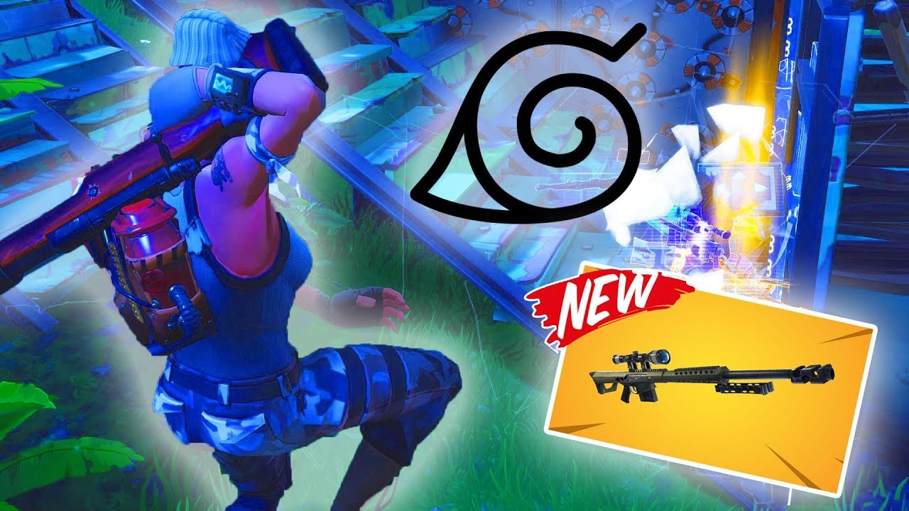 FORTNITE NEW HIDDEN LEAF VILLAGE!? UPDATED SNIPER SHOOTOUT v4.4!! - YouTube