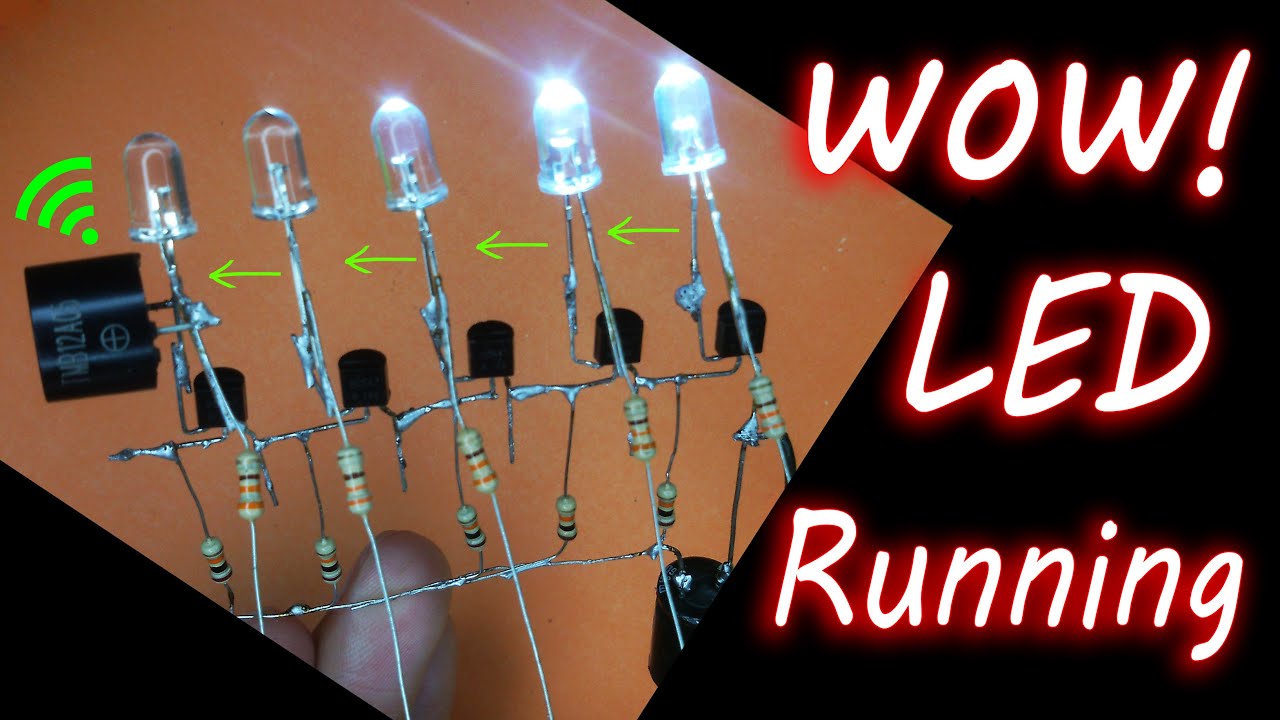 Make Running LED Chaser Like Audi Car Style Indicator || WOW! Amazing ...