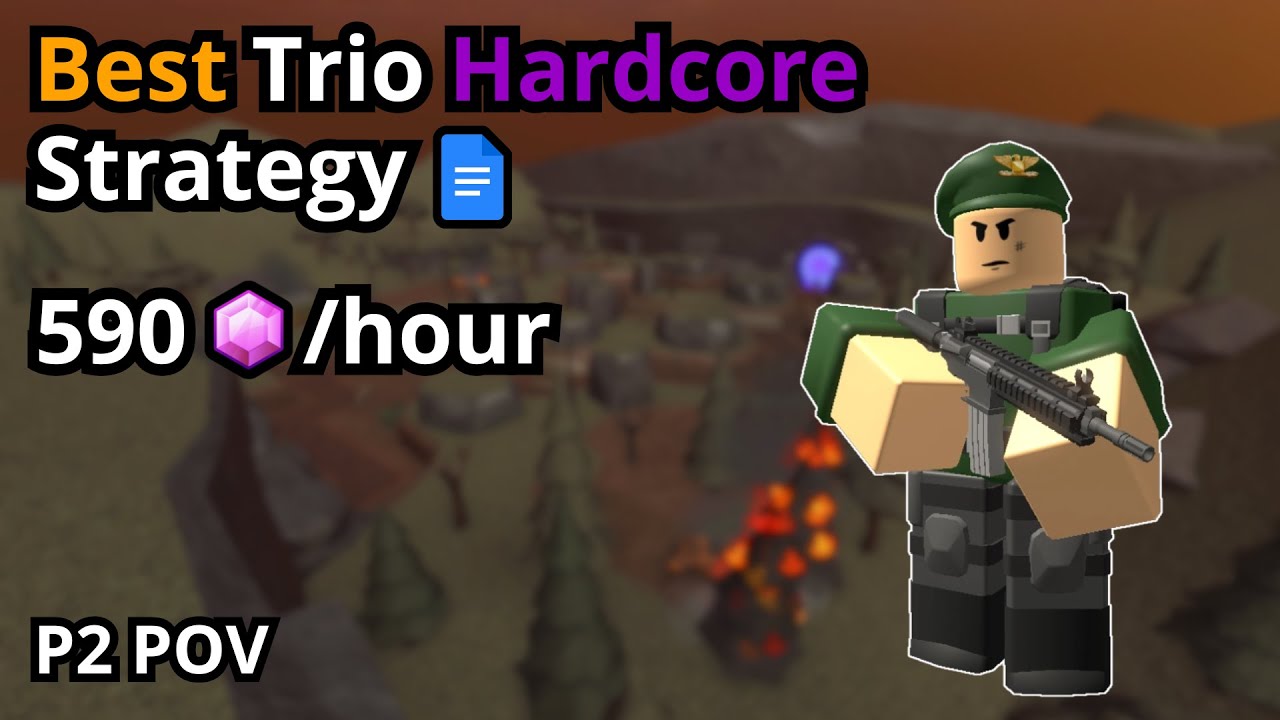 BEST Trio Hardcore Gem Grind I Trio Miners 5.0 - Player 2 POV I TDS ...