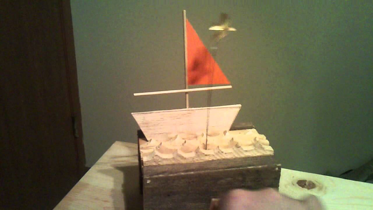 Sailboat automaton - YouTube