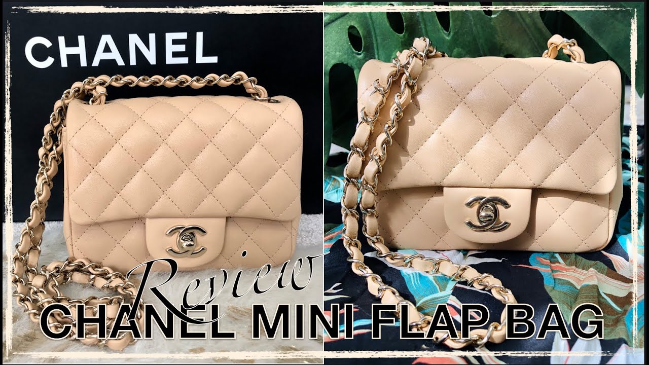 Chanel rectangular mini bag review - YouTube