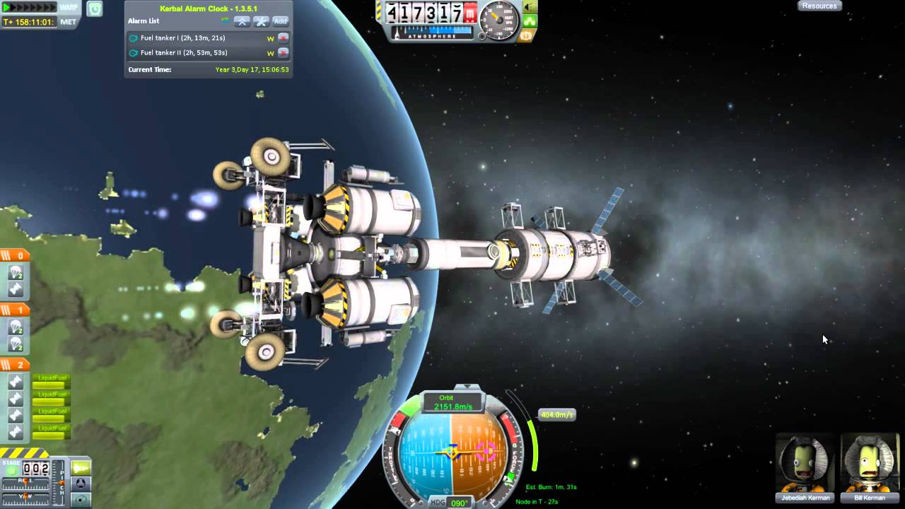 KSP 19.1: Kerbin to Duna transfer - YouTube