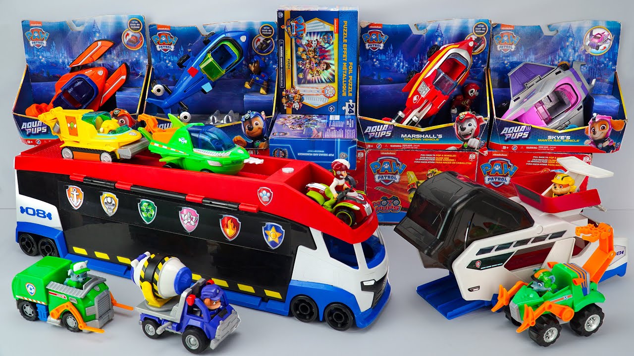 Unboxing Paw Patrol toys series | Paw Patrol Patroller Vehicles Toy ...