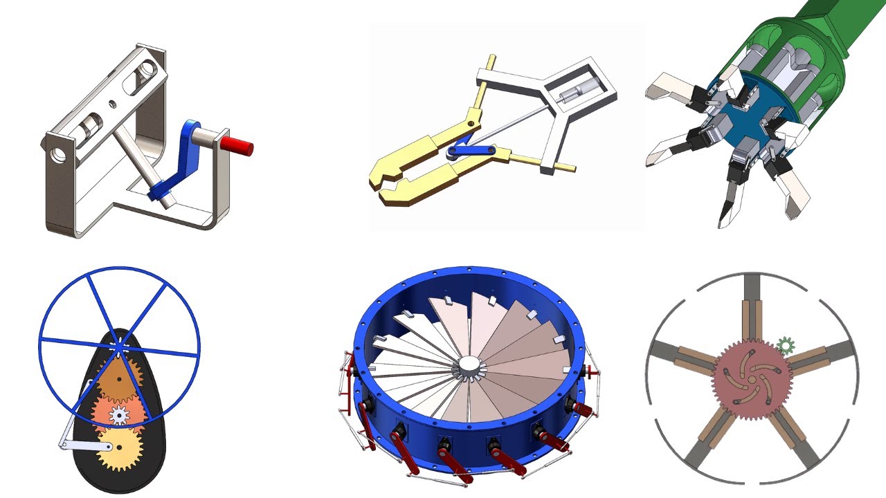 100 + Mechanical Principle with 3D animation - YouTube