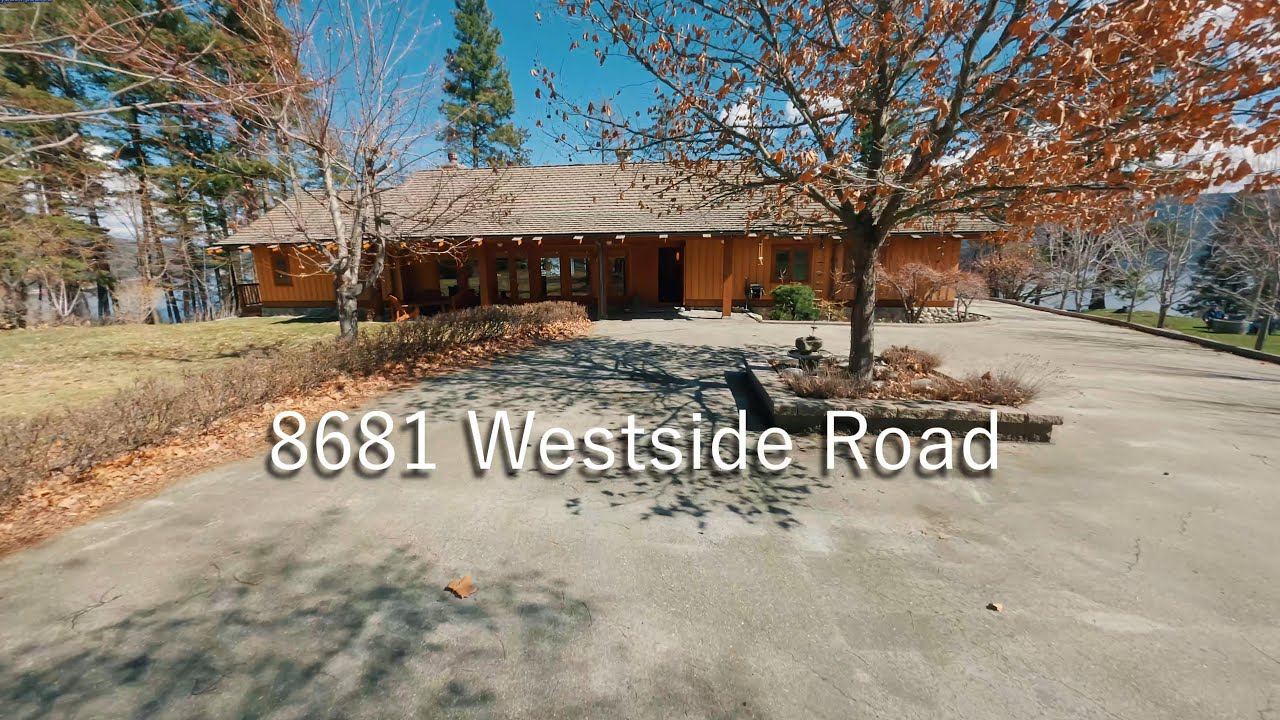 🏡Drone Tour - 8681 Westside Road - West Kelowna BC - YouTube
