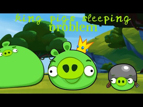 Angry Birds plush: King pigs sleeping problem - YouTube