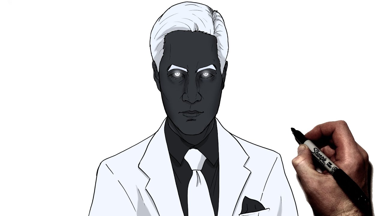 How To Draw Mr. Negative | Step By Step | Marvel Spiderman - YouTube