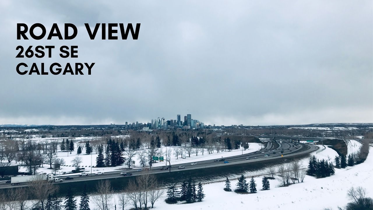 Scenic Drive in Calgary Alberta I 26st SE I 고프로8 I 캐나다 로드뷰 - YouTube