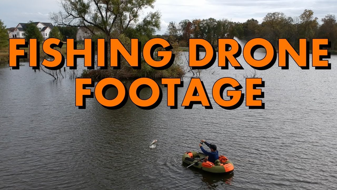 Aerial Drone Footage of Catching a Bass | DJI Spark Fishing - YouTube