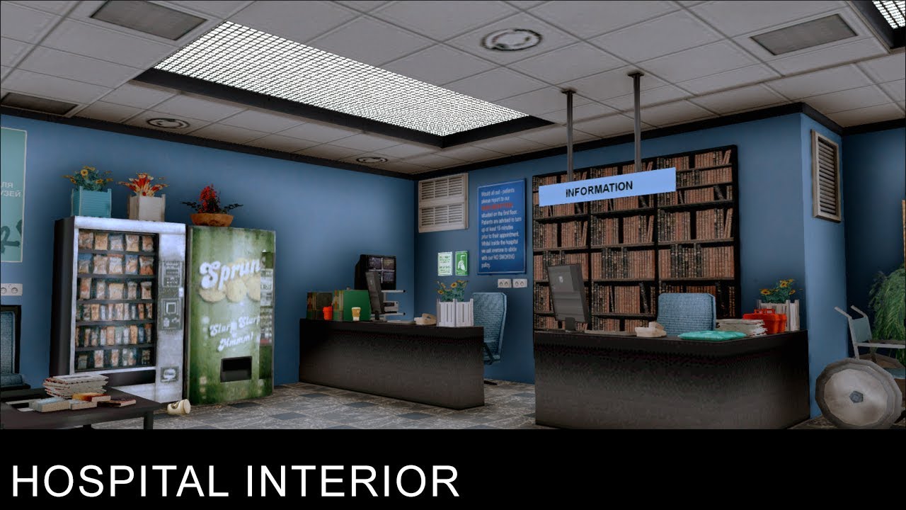 Mailen Role Play | GENERAL HOSPITAL INTERIOR - YouTube