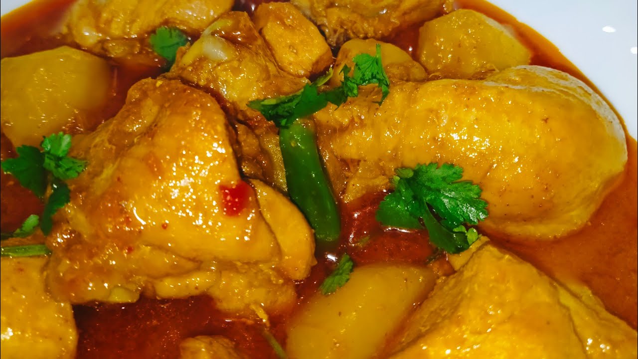 Village Style Degi Allo Chicken ll Sabzi Pulao Easy Recipe ll Today ...