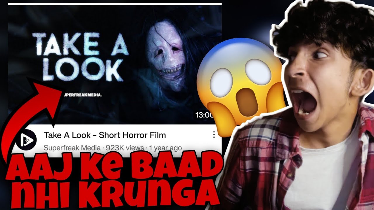 TAKE A LOOK HORROR SHORT FILM REACTION 😮‍💨😱 - YouTube