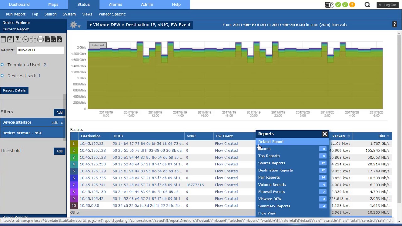 VMware NSX IPFIX Reporting - YouTube