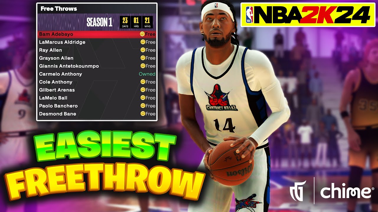 The EASIEST Freethrow Animation on NBA 2K24! - YouTube
