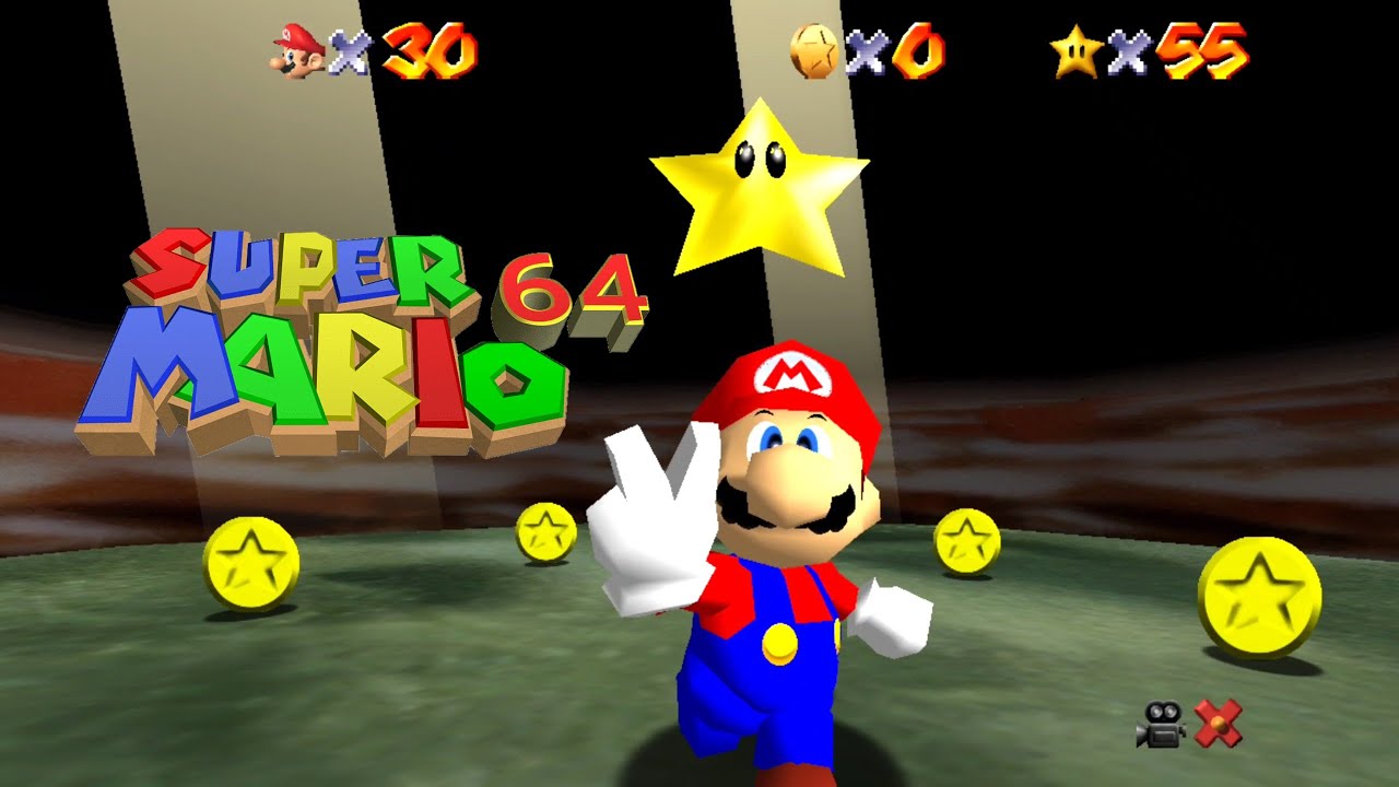 Super Mario 64 Low Gravity Mod HD Textures Full Screen 16:9 Hazy Maze ...