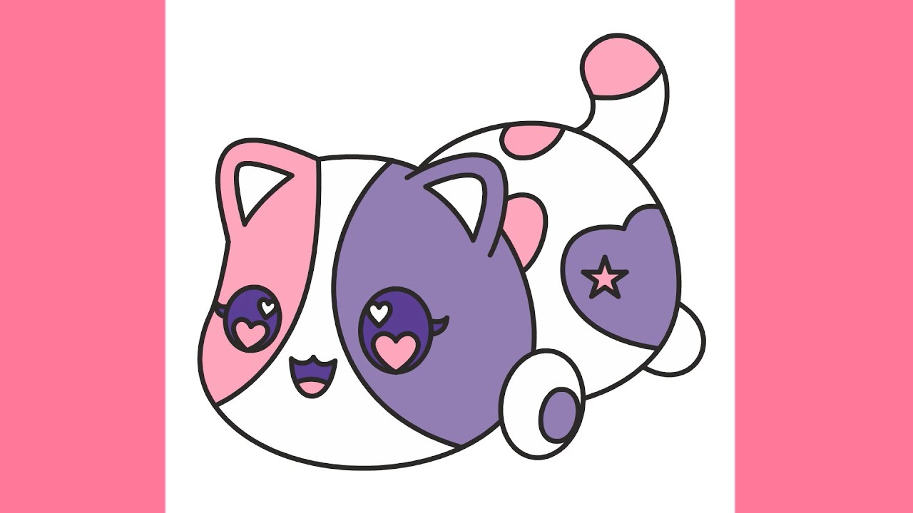 How to draw Aphmau Cat MeeMeows - YouTube