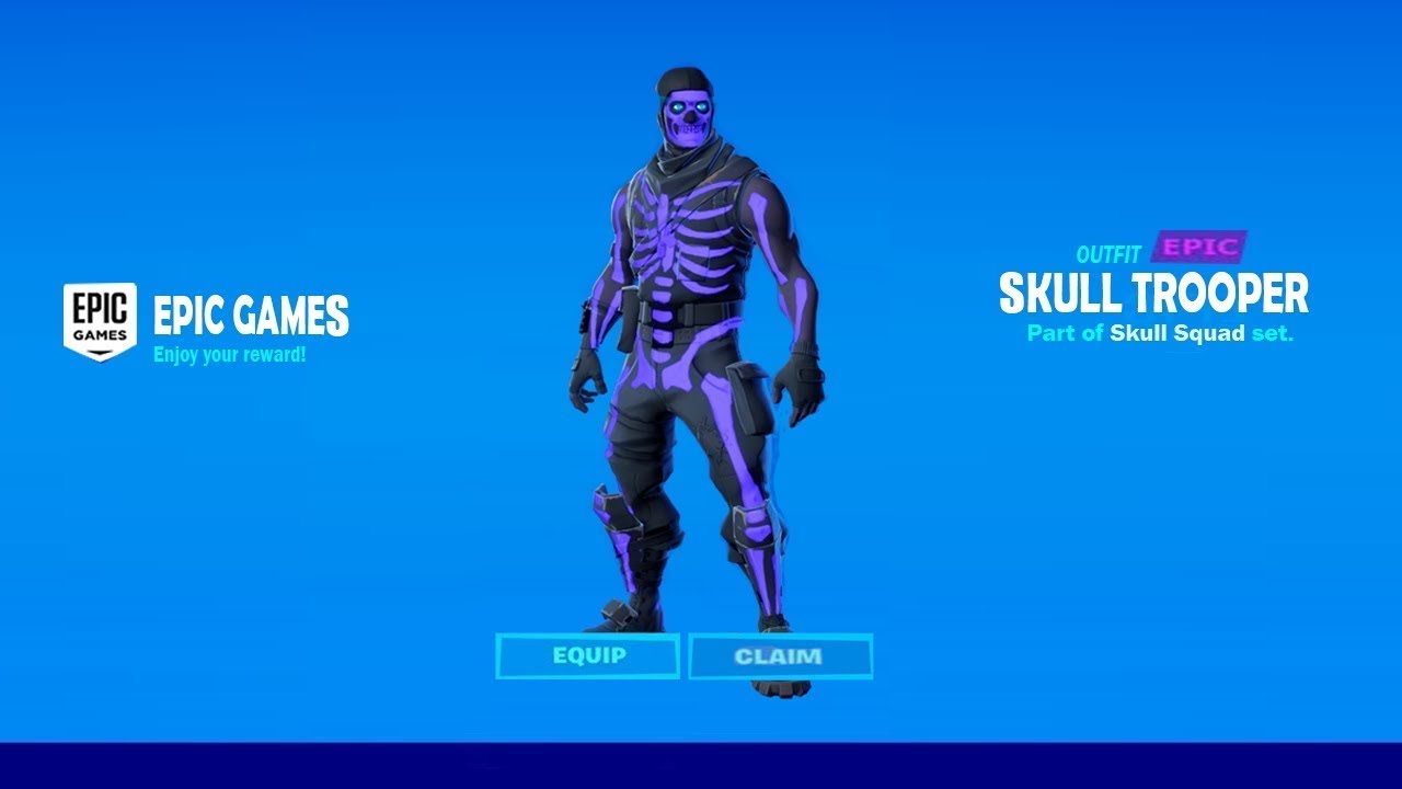 AVOIR le skin soldat du crane violet en 2020 sur FORTNITE ! (chapitre 2 ...
