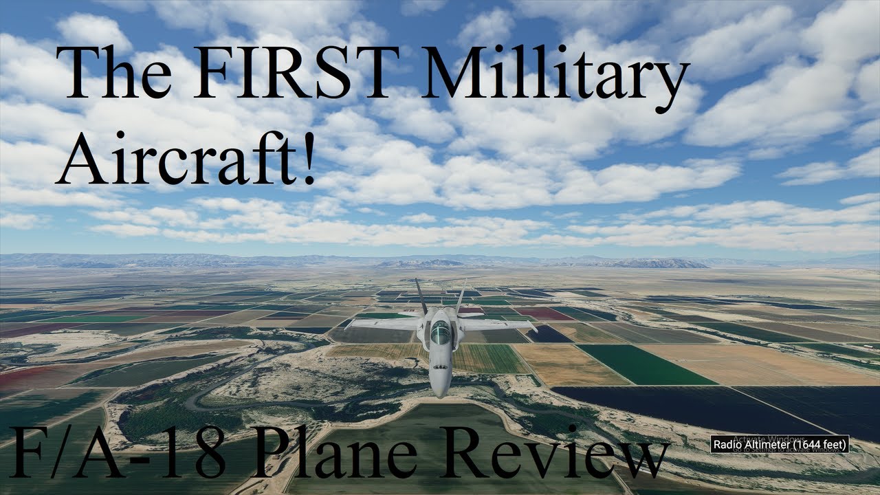 The FIRST Military Aircraft in Flight Simulator 2020 | FS 2020 F/A-18 ...