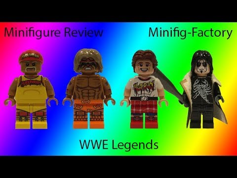 Custom Lego Minifigure Review: Minifig-Factory WWE Legends - YouTube