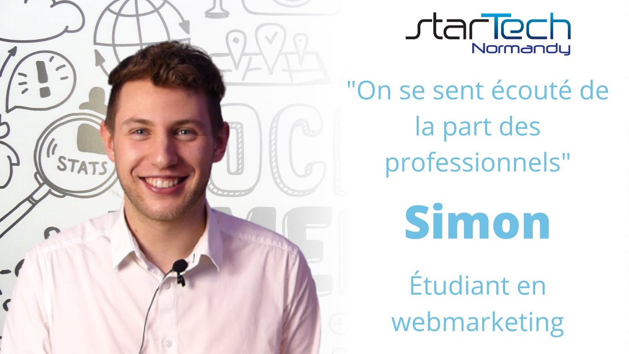 Témoignage de Simon - étudiant à starTech Normandy - YouTube