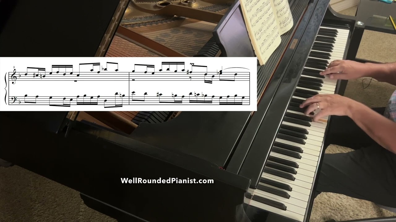 J.S. BACH: Sinfonia No. 8 in F Major (BWV 794) with FREE Sheet Music ...