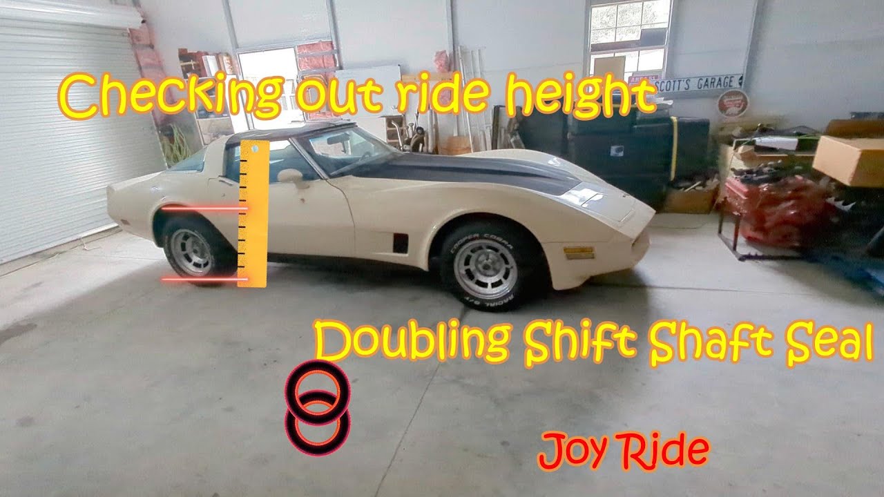 81 Corvette Ride Height and Doubling shift shaft seals. - YouTube