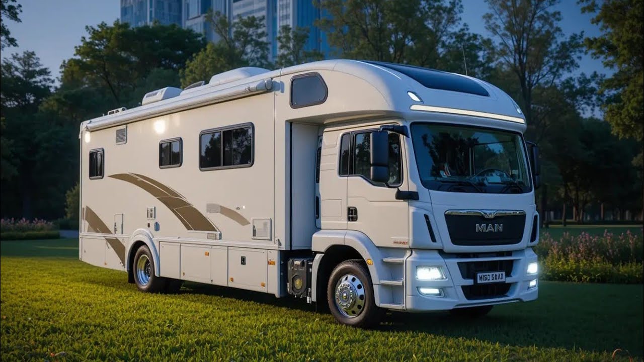 The 2026 MAN Motorhome Truck Full Exterior with Stunning Interior Tour ...
