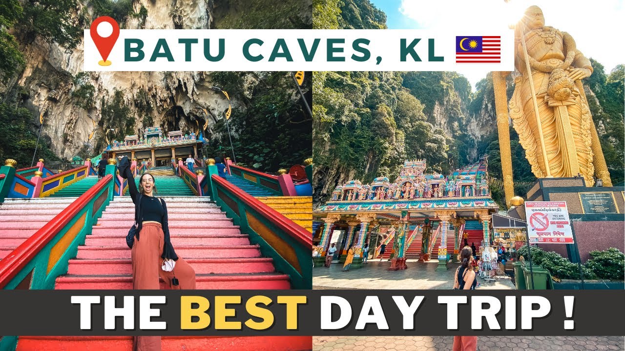 VISITING BATU CAVES | Day Trip & Food Court in Kuala Lumpur 🇲🇾 ...