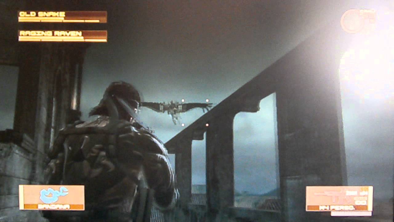 MGS4 #5: Raging Raven + beauty battle - HARD BIG BOSS - Español - YouTube