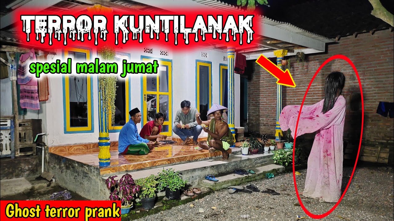 Prank Teror Kuntilanak || Spesial Malam Jumat || Ghost Terror Prank - YouTube