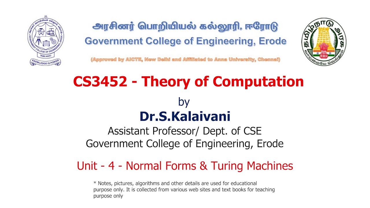 TOC | Unit-4 | Lec-03 | Eliminate Useless Symbol - YouTube